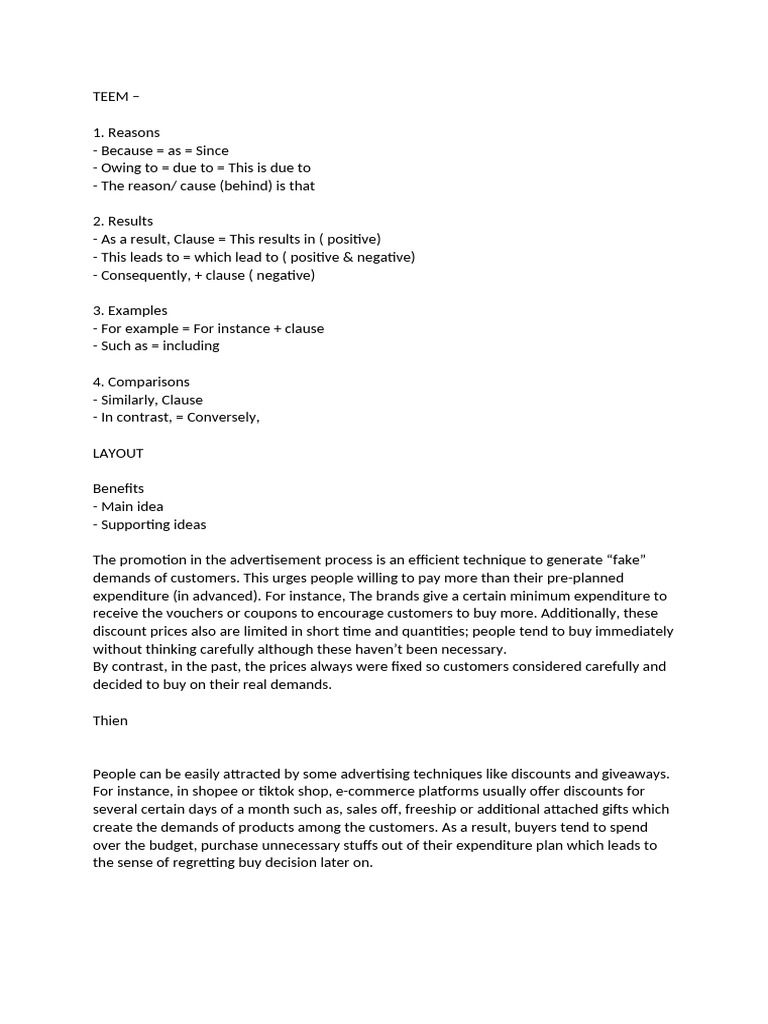 Ideas Development | PDF