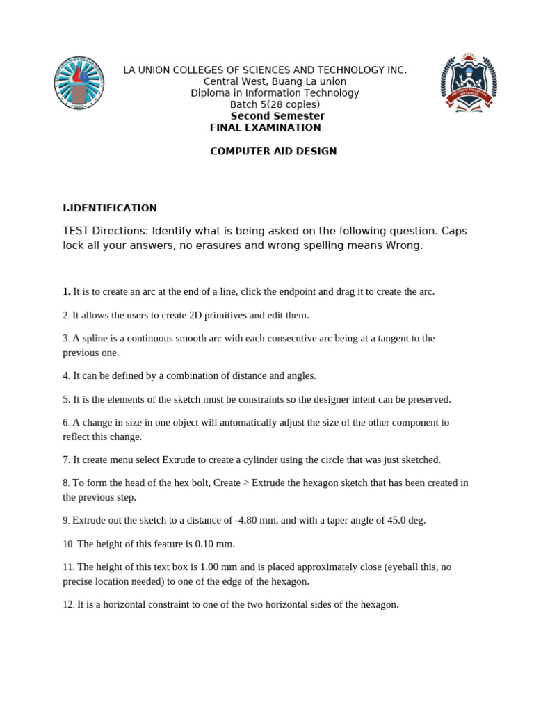 Cad Final | PDF