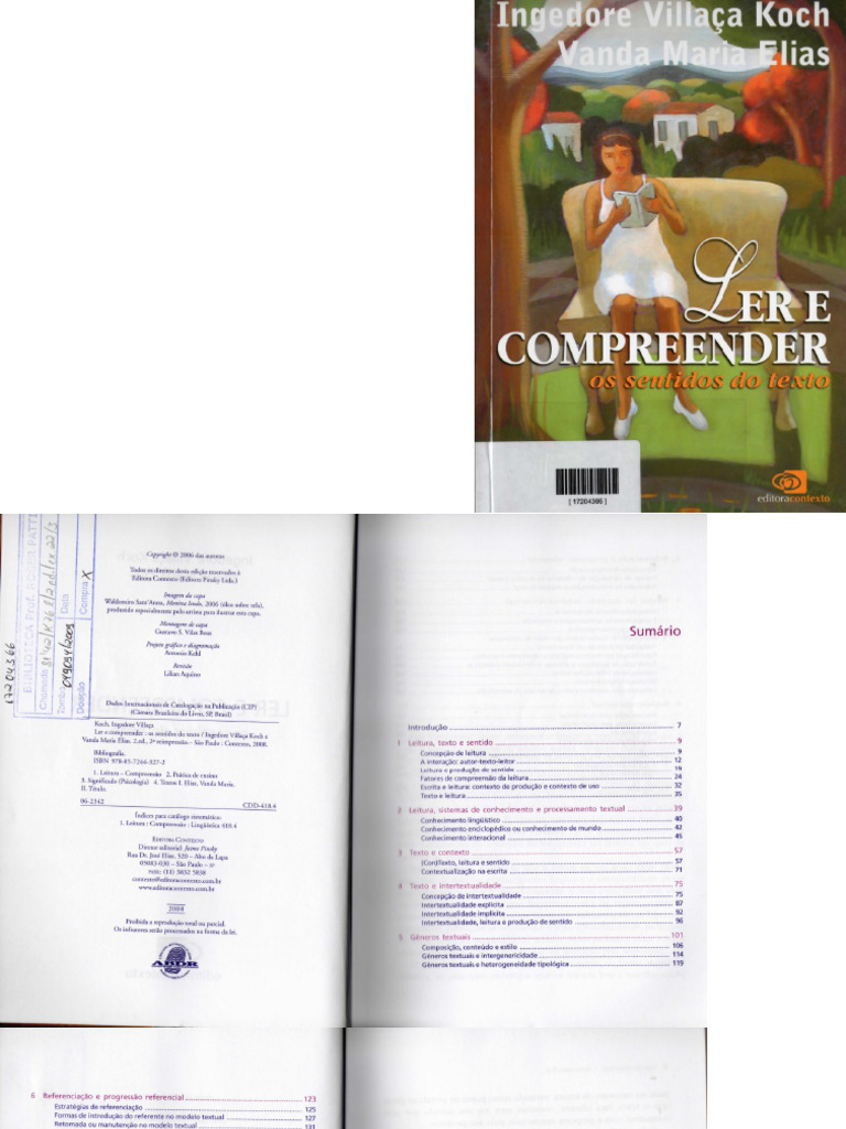Koch Elias (2008) Ler e Compreender - Os Sentidos Do Texto | PDF