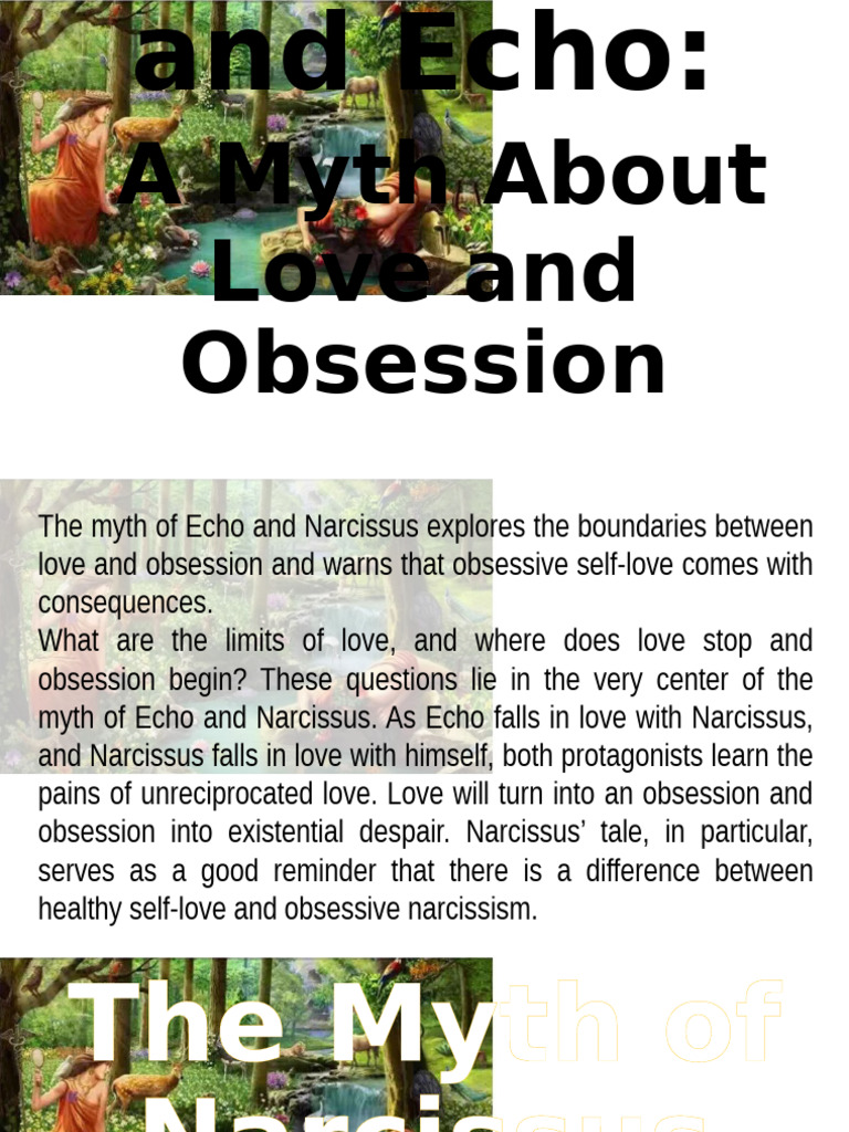 The Myth of Narcisus and Echo | PDF