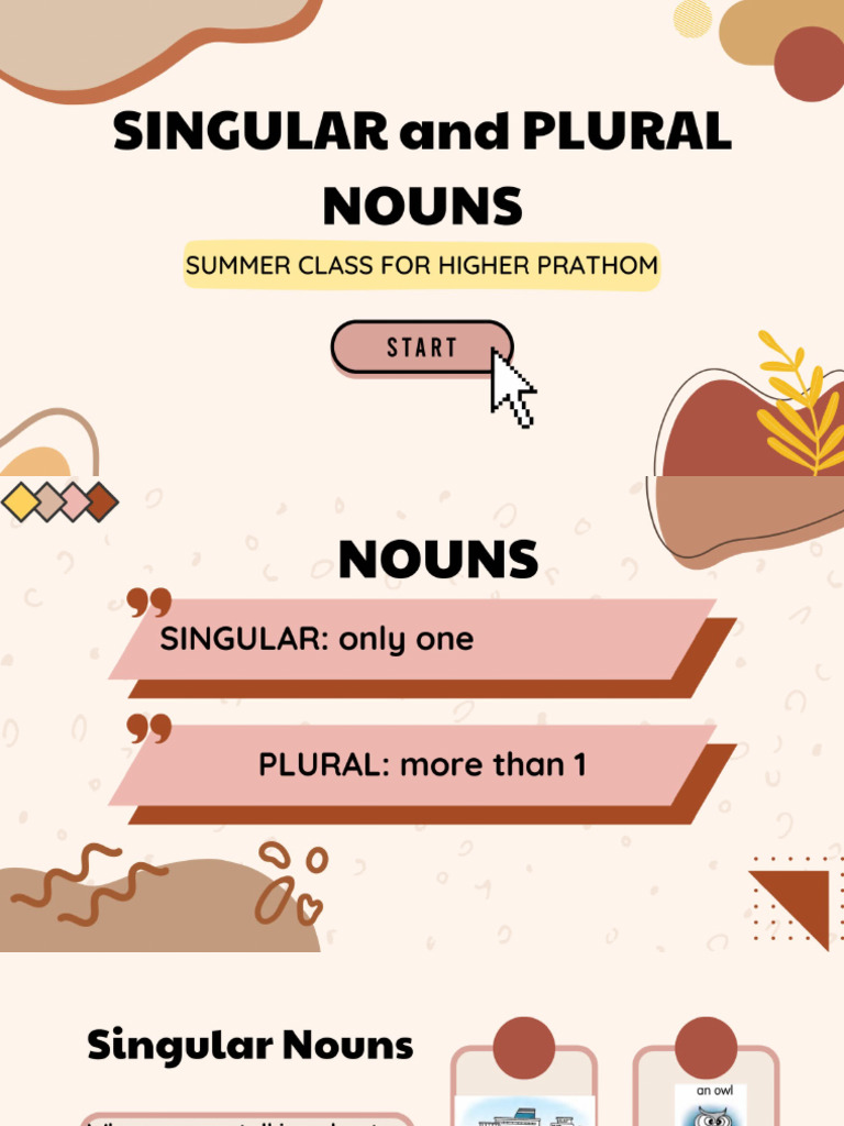 Singular Plural | PDF