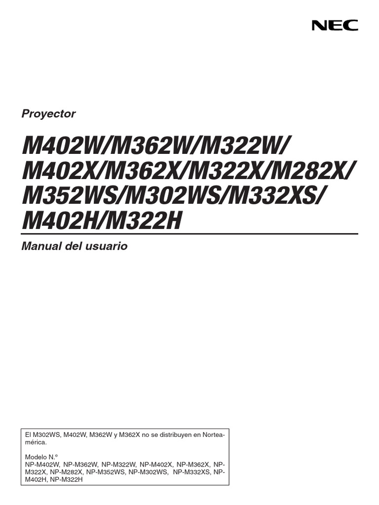 M402W Manual SPA v5 | PDF