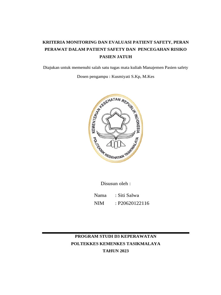 Siti Salwa - P20620122116 | PDF