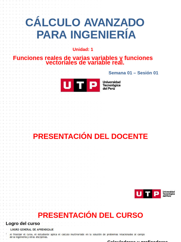 S01 - s1 - Funciones Reales de Varias Variables-Dominio-Rango-CAPI | PDF
