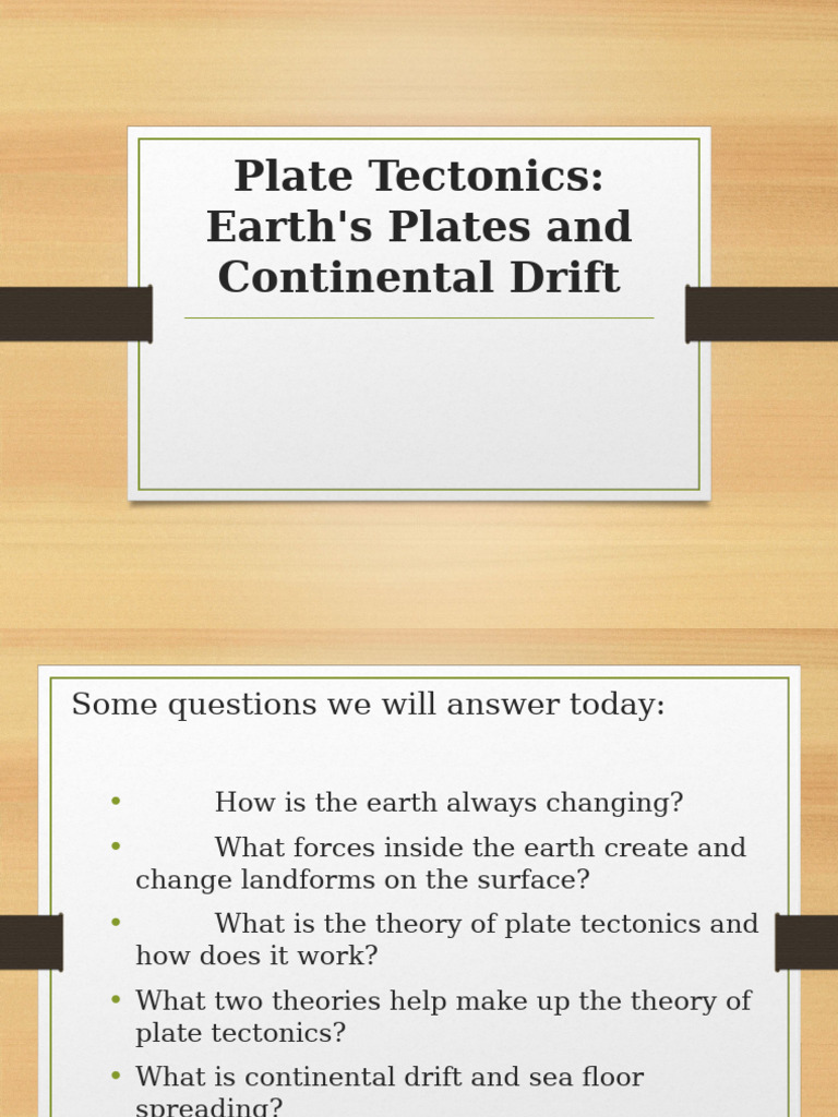Plate Tectonics | PDF