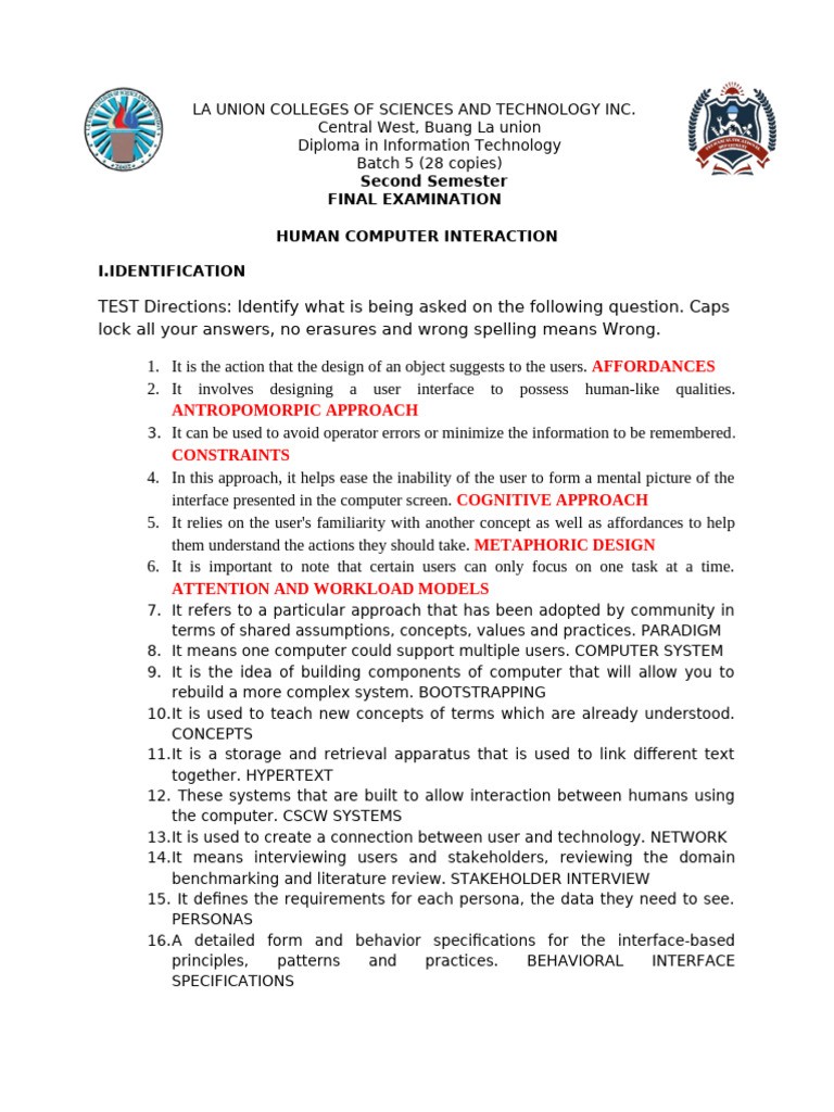 Hci Midterm | PDF