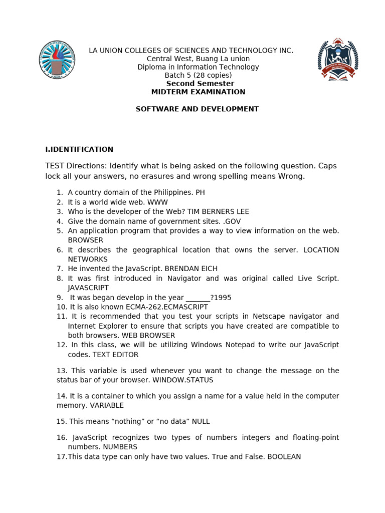 SDM Midterm Exam | PDF