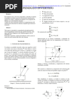 Control del Péndulo Invertido | PDF | Péndulo | Ecuaciones