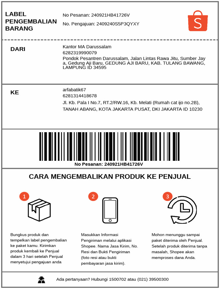 Get Return Label | PDF