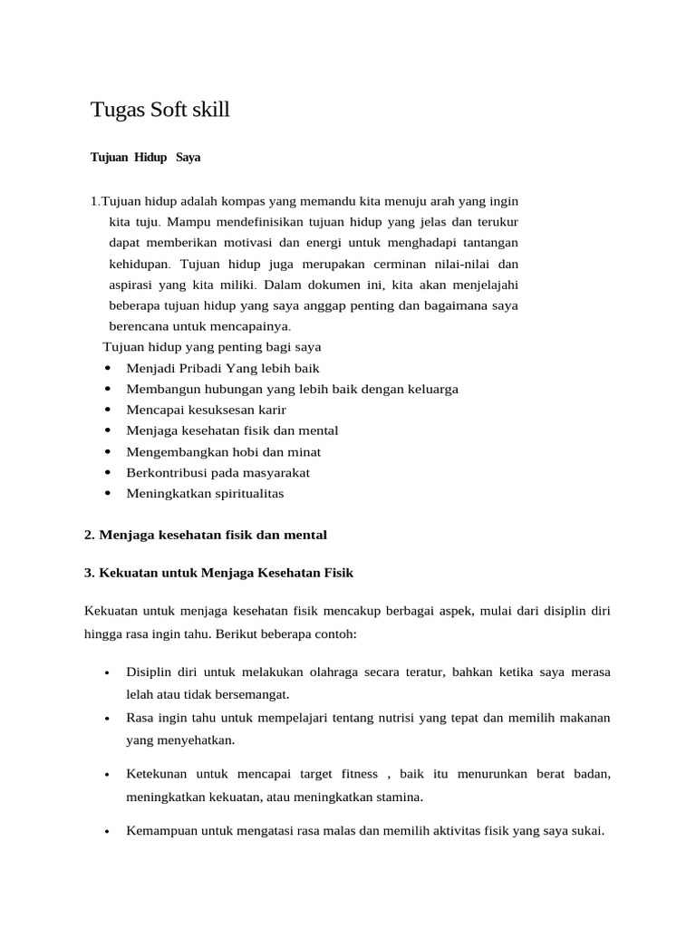 Tugas Soft Skill FIX | PDF