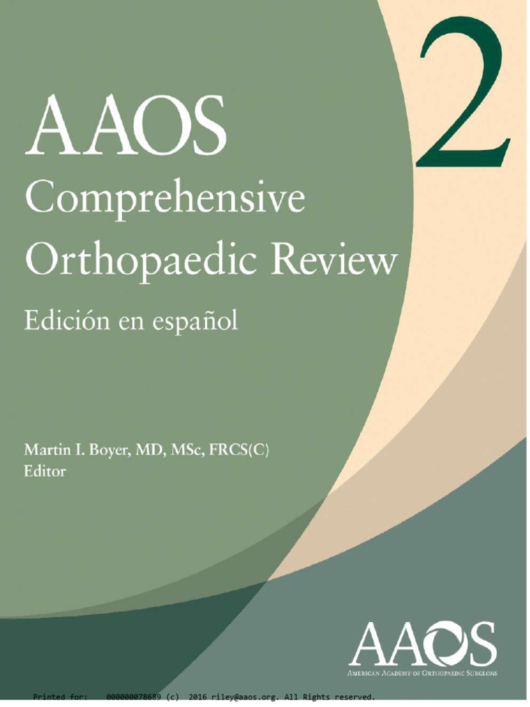 AAOS Comprehensive Orthopaedic Review 2 Edicion en Español - Compressed ...