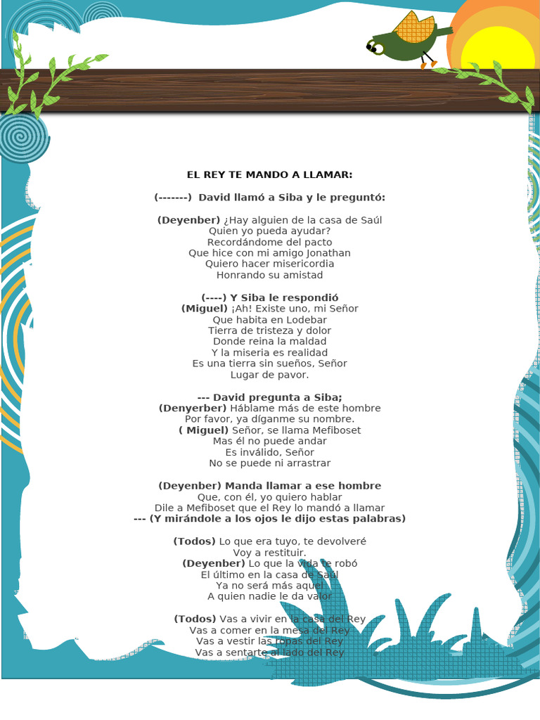 El Rey Te Mando A Llamar | PDF