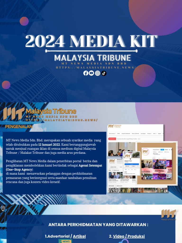 Malaysia Tribune Rate Card 2024 | PDF