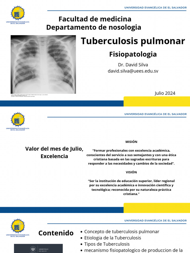 Fisiopatología Tuberculosis Pulmonar 2024 | PDF