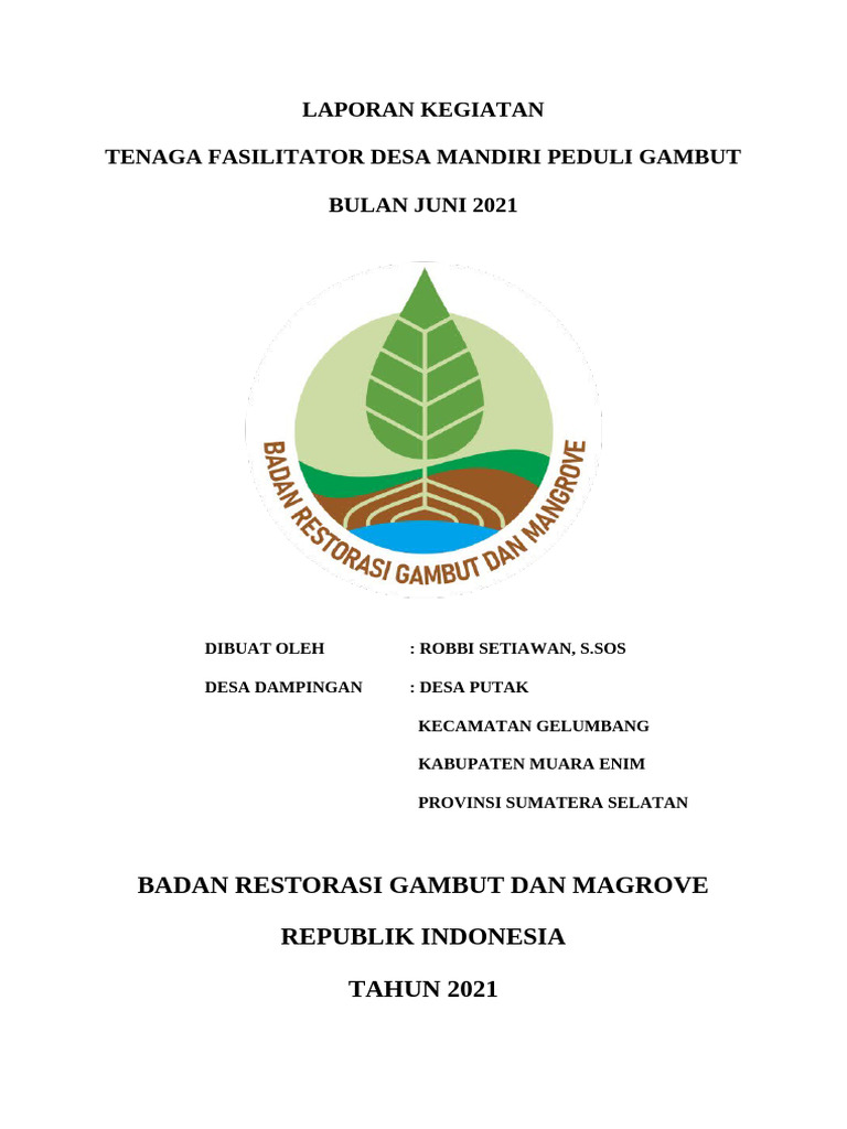 Soft Copy Logbook Robbi Setiawan Tahun 2021 | PDF