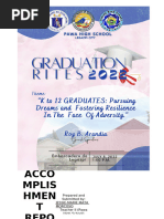 Narrative Report On Graduation Ceremony | PDF