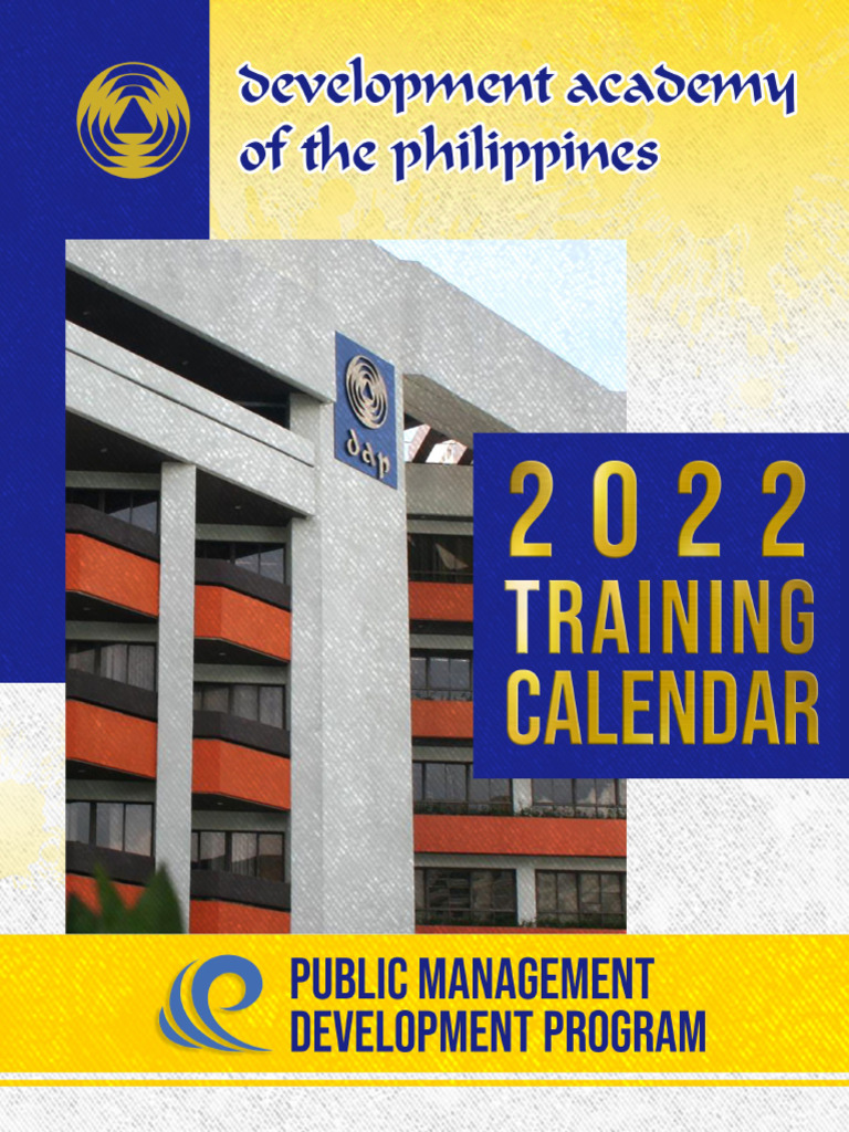PMDP Training Calendar | PDF