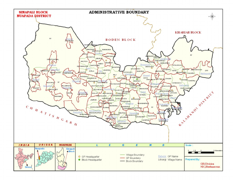 Boden Administartive Map | PDF