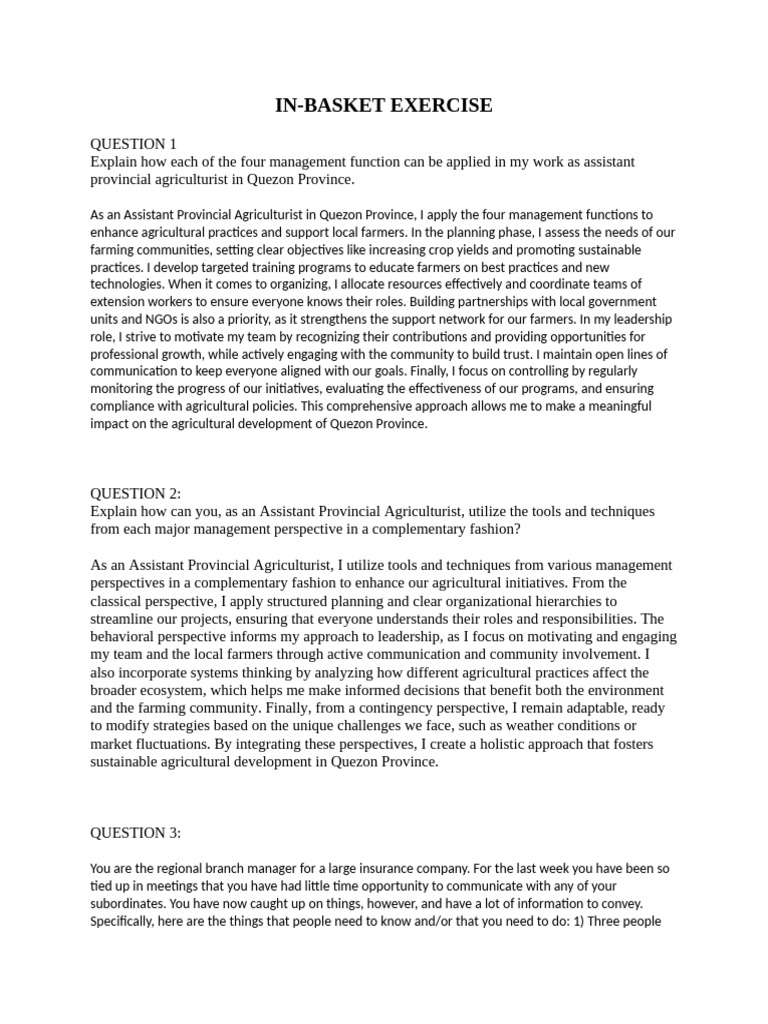 Practice Questions | PDF