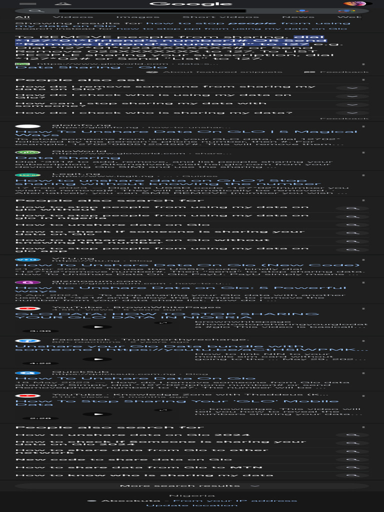 How To Stop PPL From Using My Data On Glo - Google Search | PDF ...