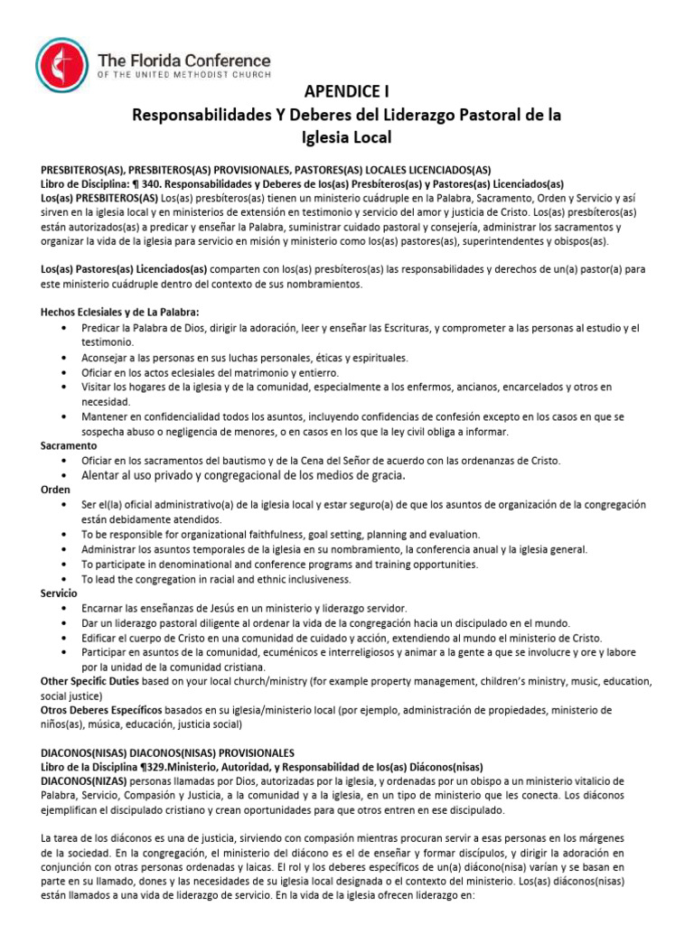 Addendum I (Spanish) | PDF