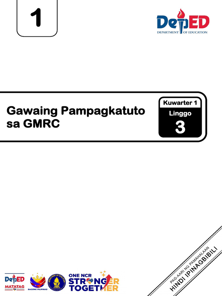 WS G1 GMRC Q1 Wk3 | PDF