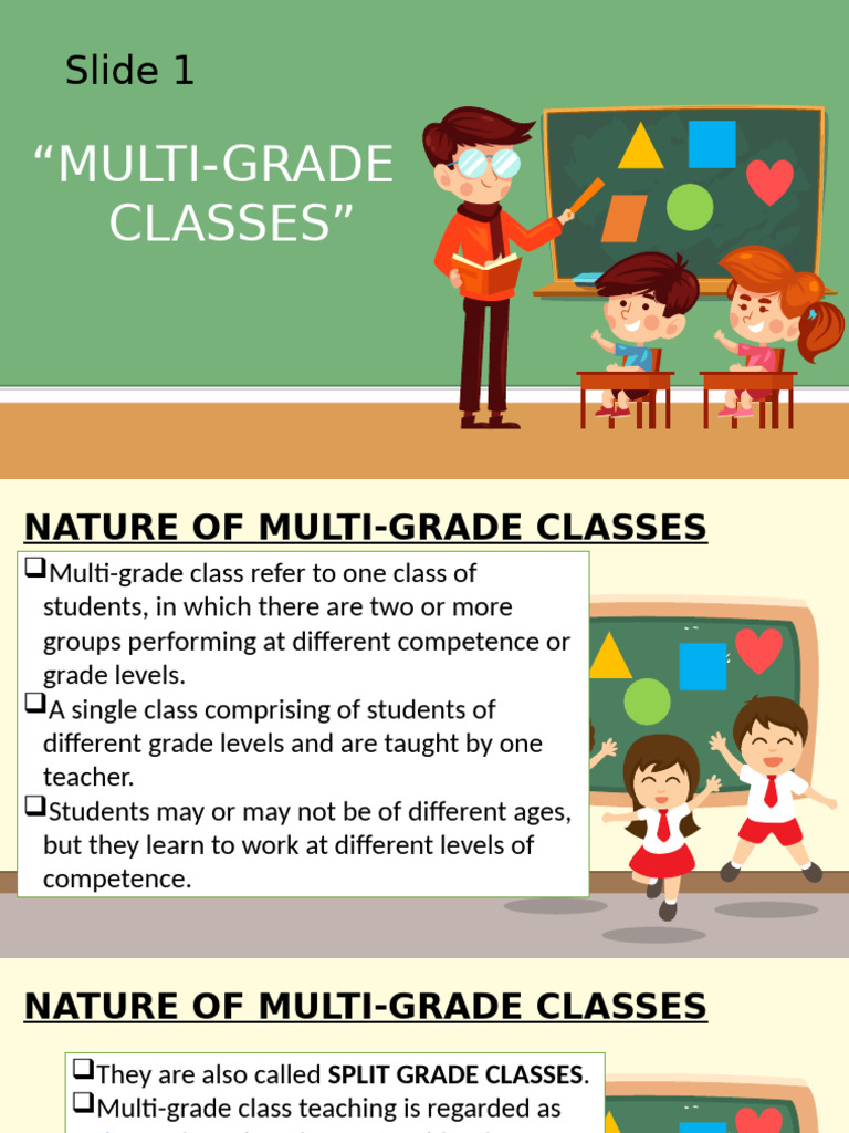 Multi Grade Classes Final | PDF | Teachers | Wellness