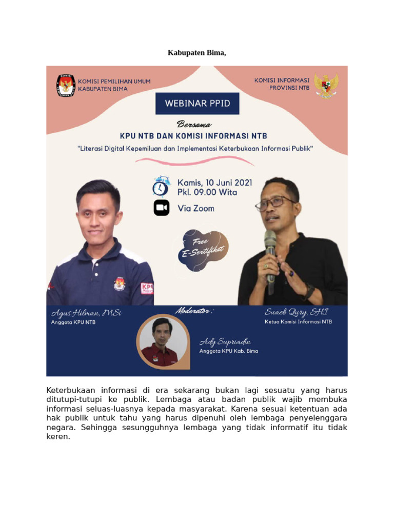 Kamis 10 - JUNI 2021 Pagi | PDF