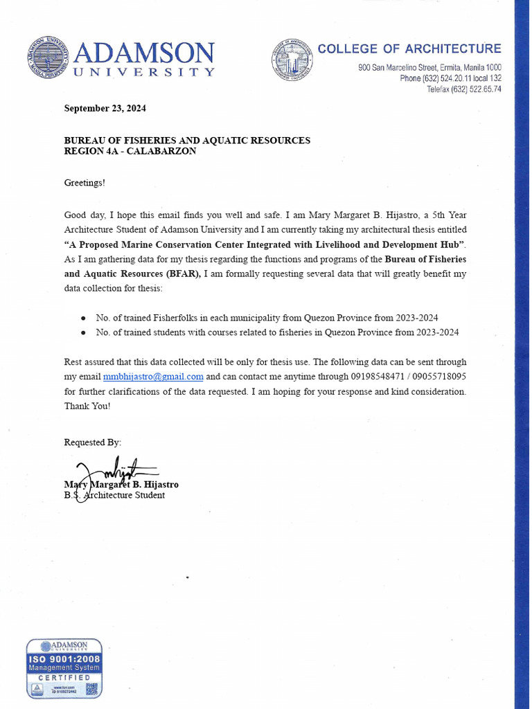 Bfar Region 4a Data Requests | PDF