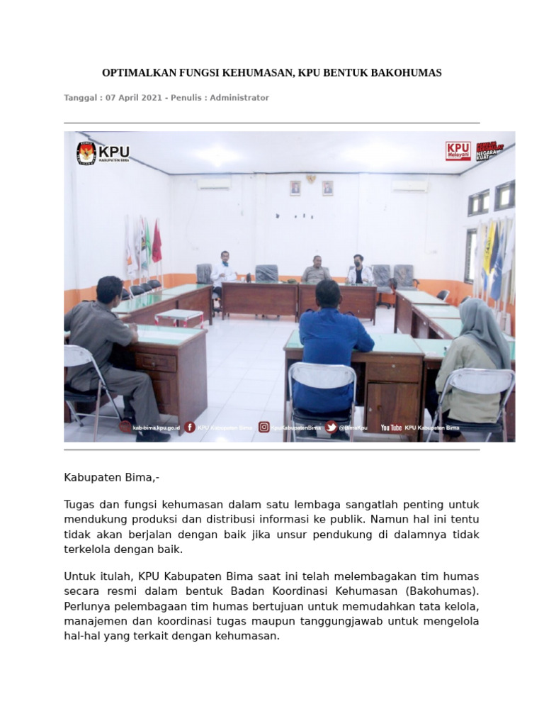 7 - April Optimalkan Fungsi Kehumasan | PDF