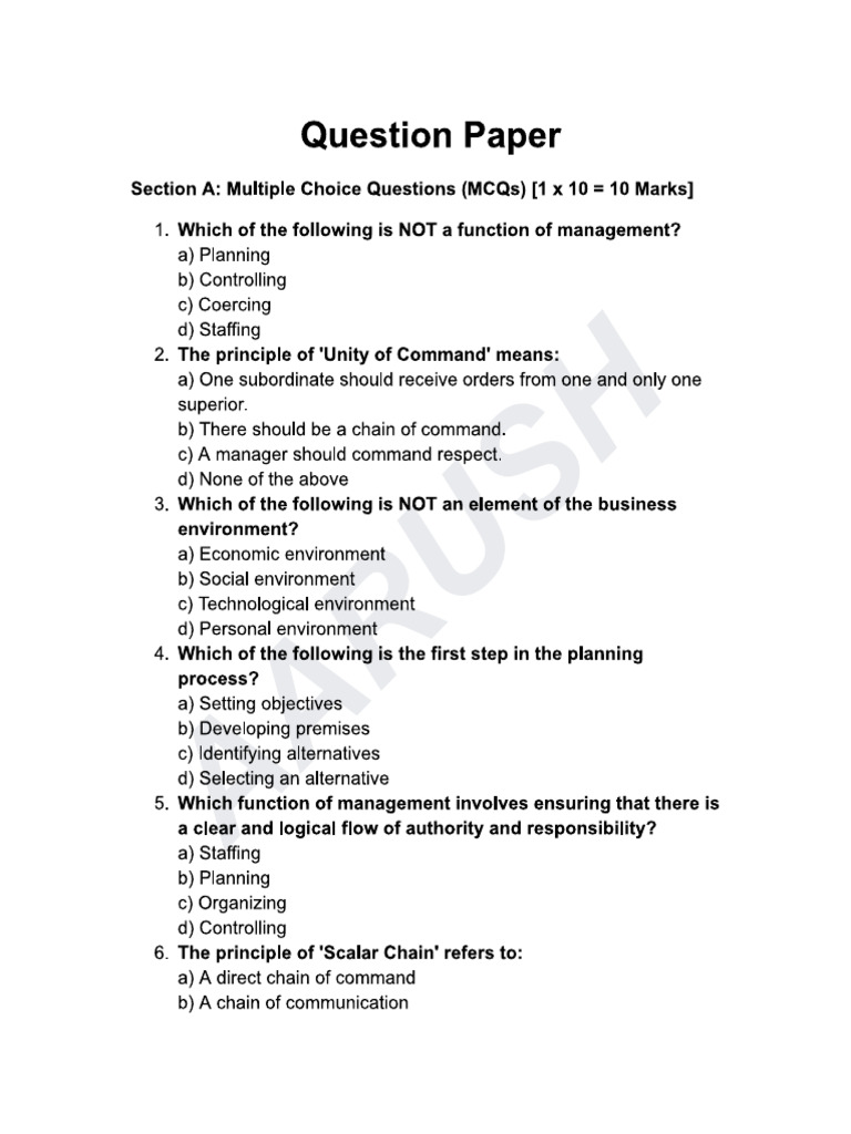 BST Sept Question Paper | PDF
