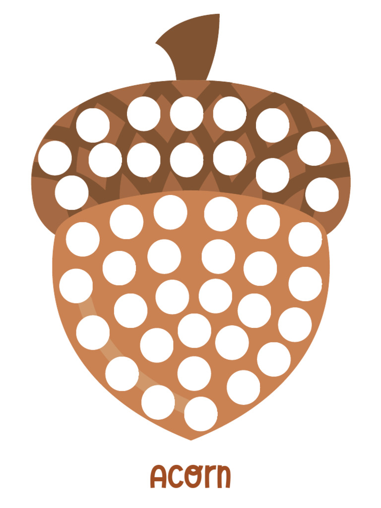 Fall Dot Marker Printables | PDF