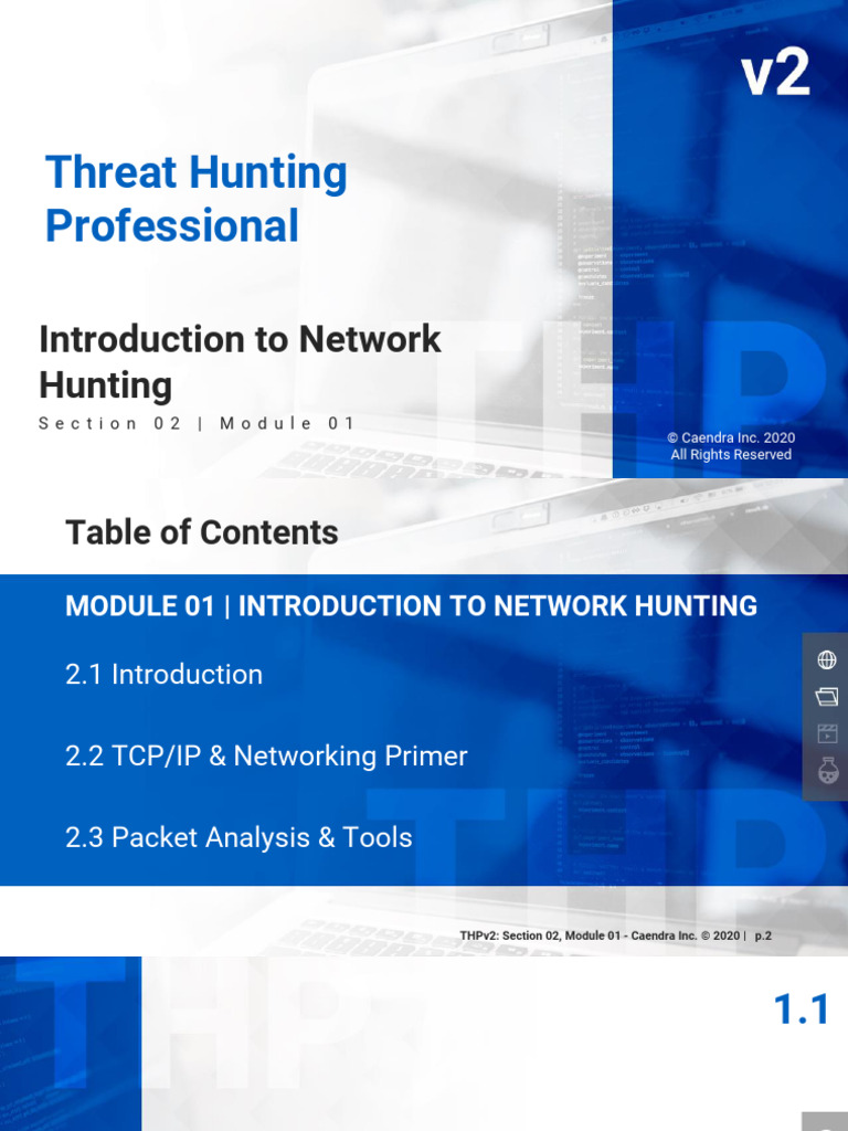 210 Introduction To Network Hunting | PDF