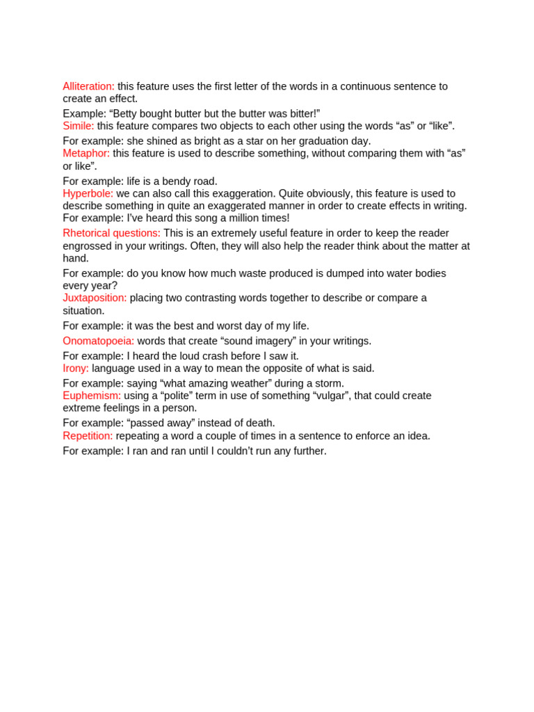 Linguistic Features | PDF