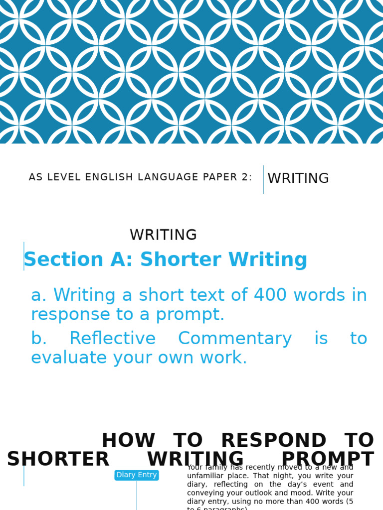 Writing Paper 2 As | PDF