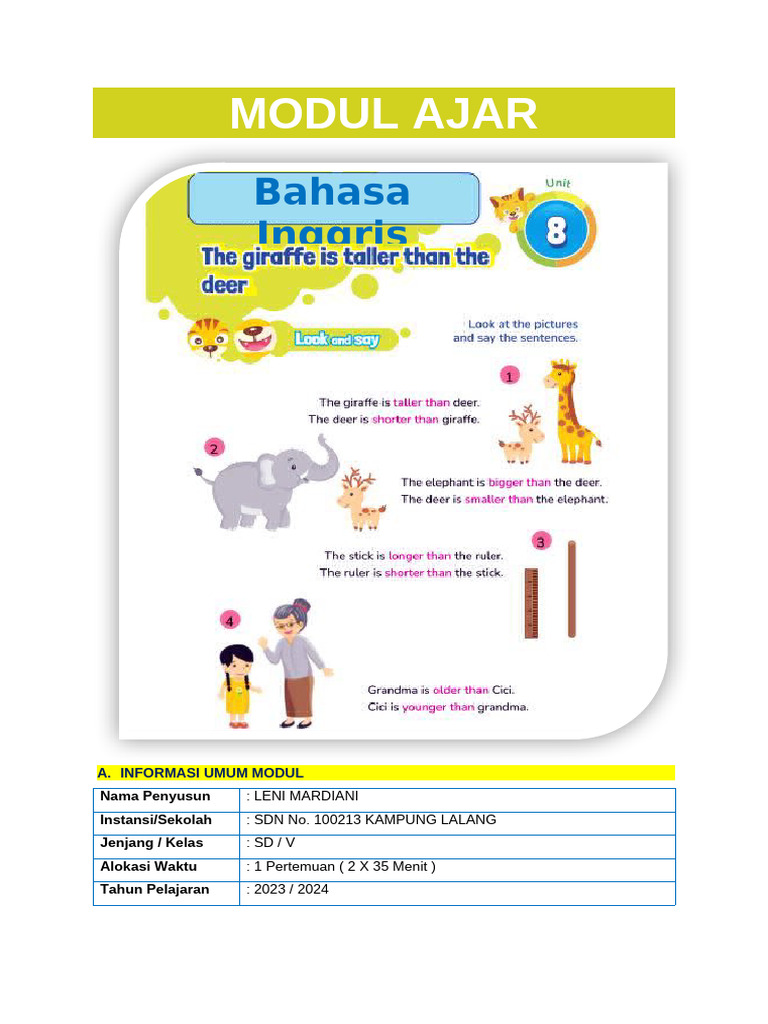 Describing People Animal and Object | PDF