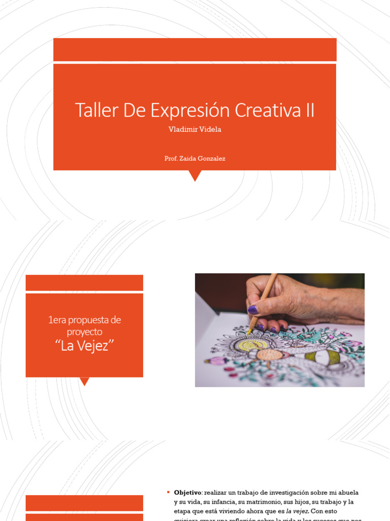 Presentación1-Vladimir Videla - Taller Expresion Creativa 2 | PDF