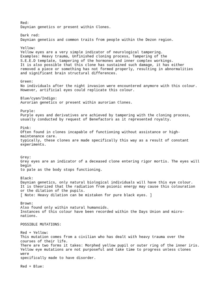 Eye Documentation | PDF