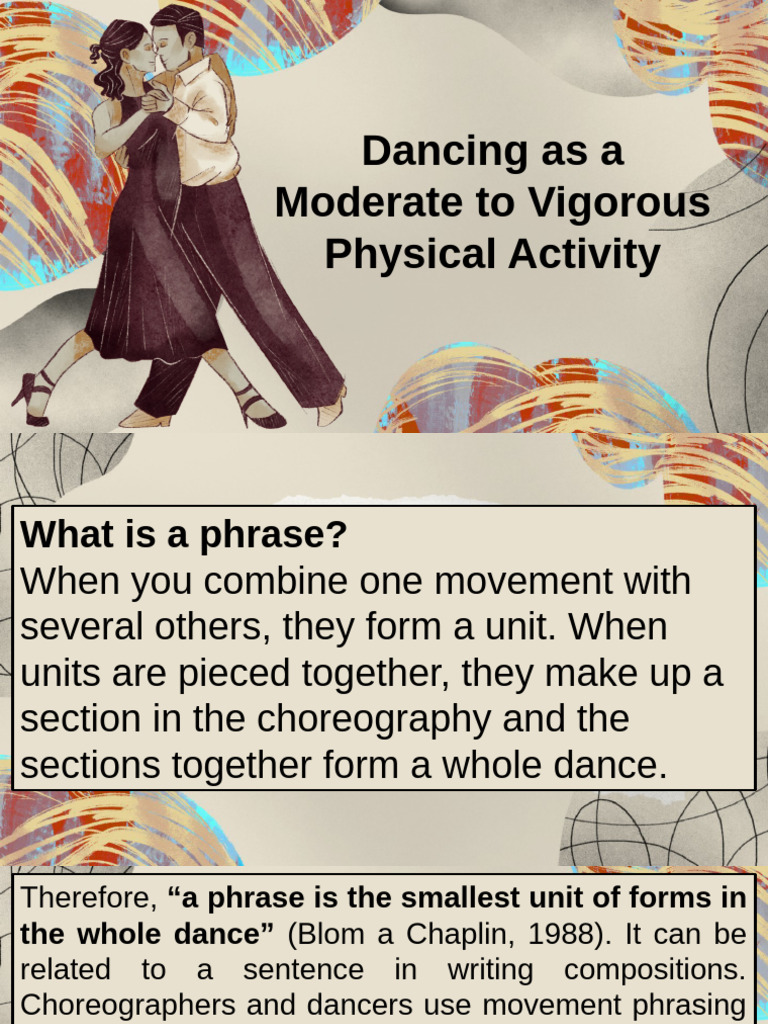 Lesson 3 Dancing As A Moderate To Vigorous Physical Activity | PDF