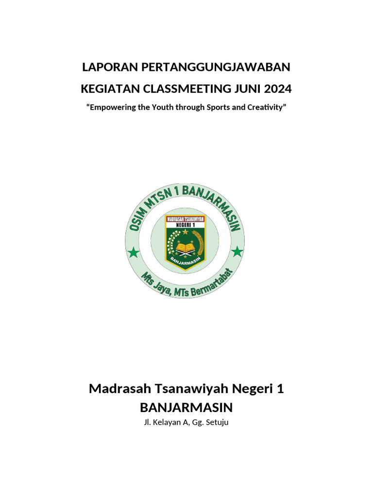 Cover LPJ Classmeeting 2024 | PDF