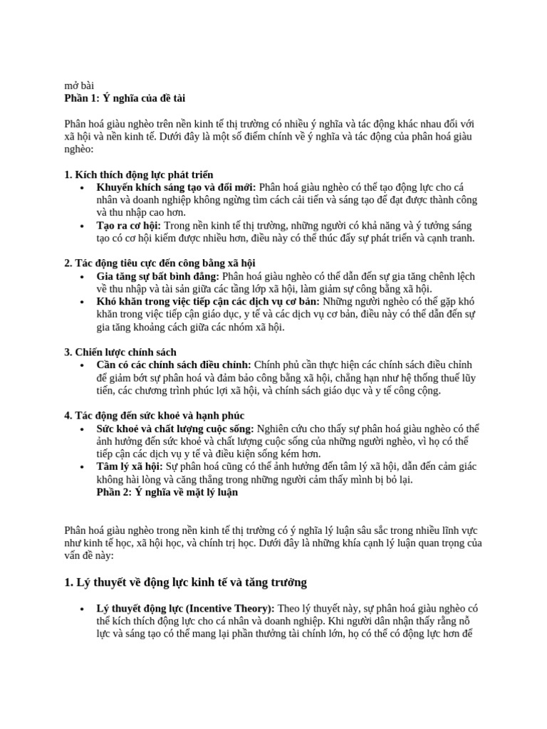 Economy in The Class | PDF