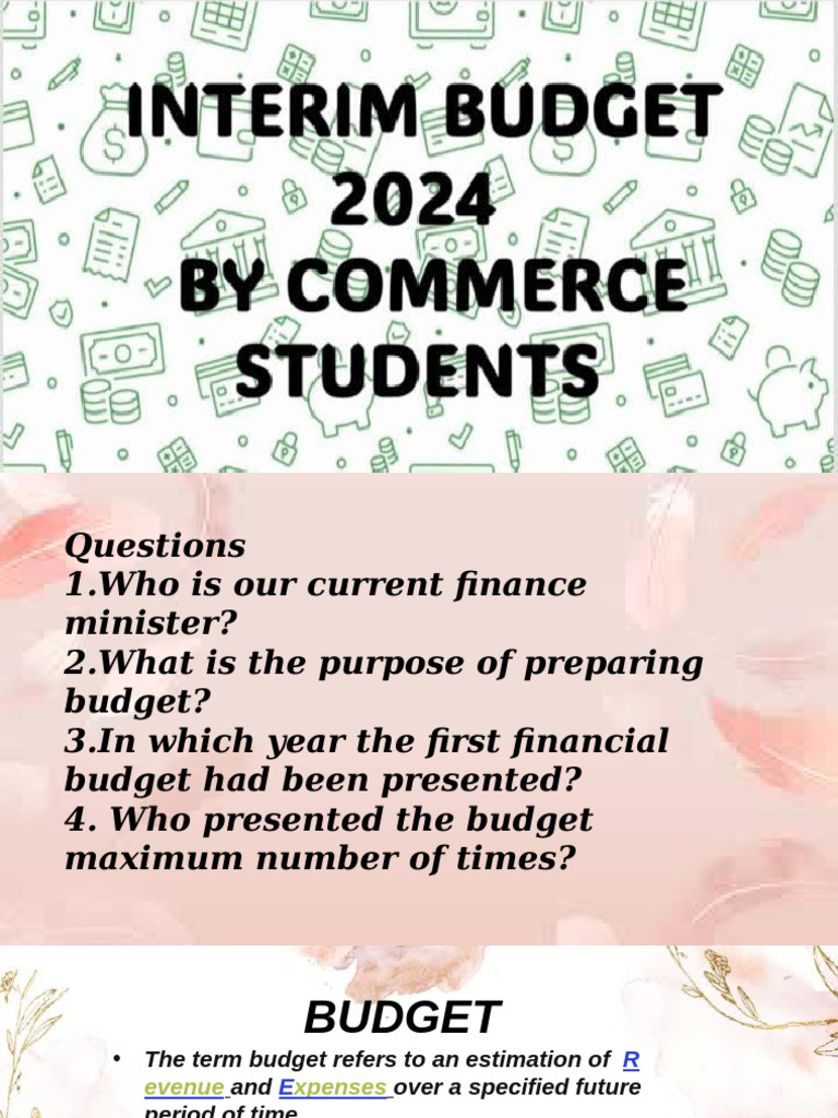 Budget 2024 | PDF