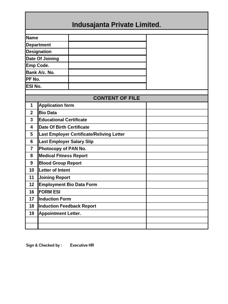 Admin Checklist | PDF