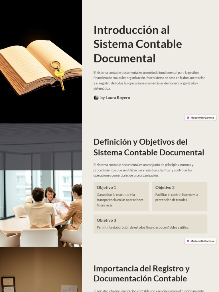 Introduccion Al Sistema Contable Documental | PDF