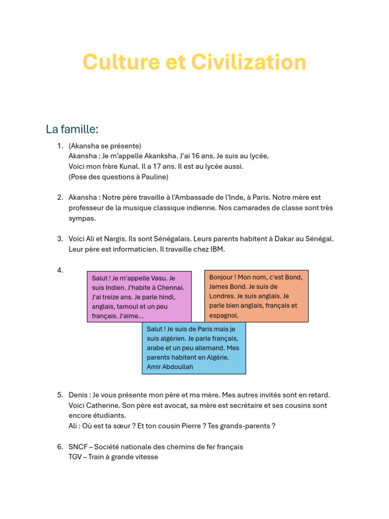 Culture Et Civilization | PDF