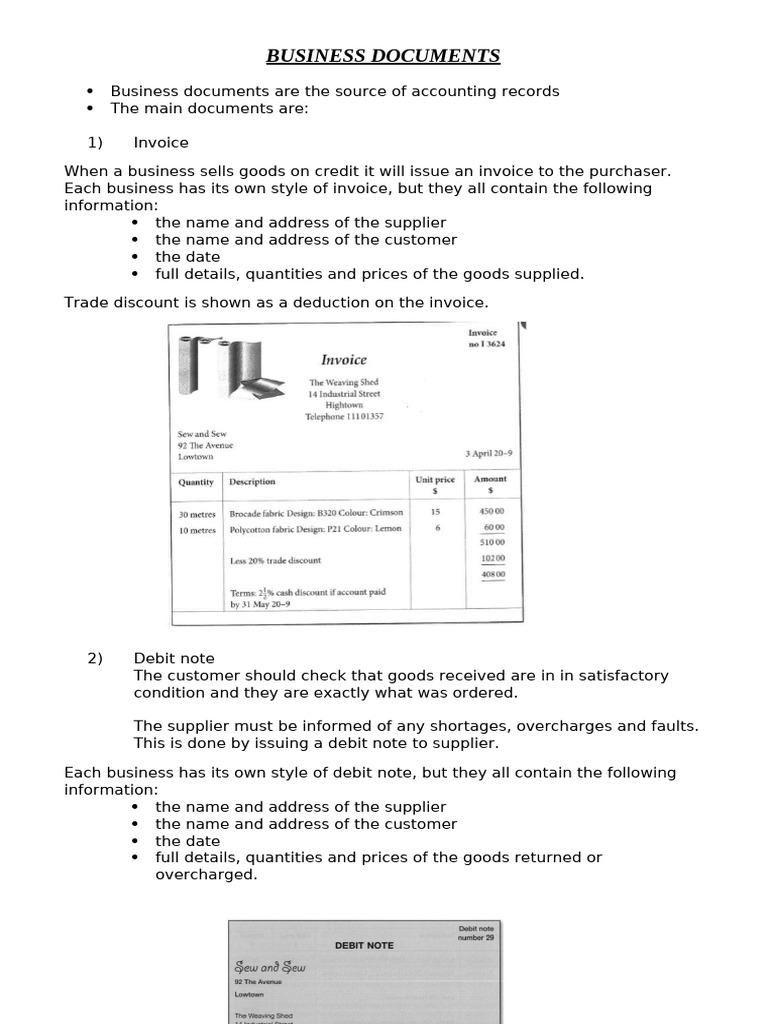 Business Documents Pdf