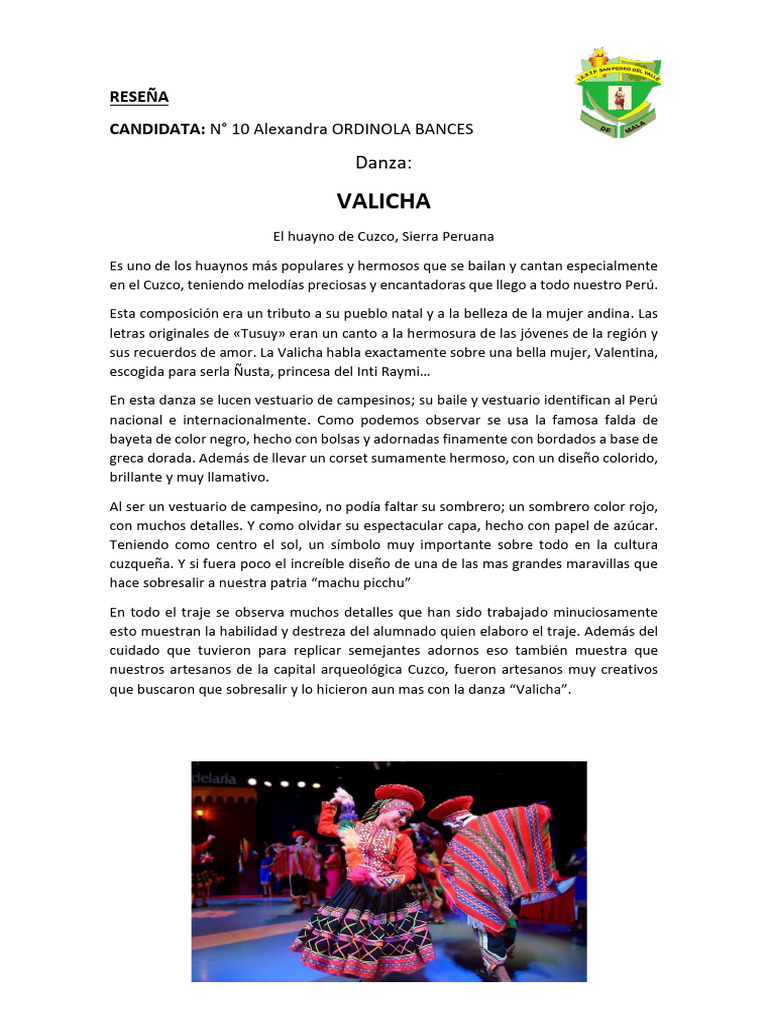 Reseña - Valicha | PDF