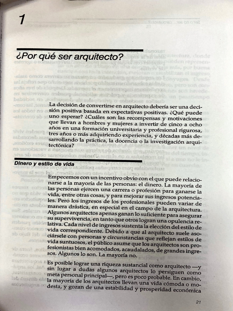 Asi Que Quieres Ser Arquitecto | PDF