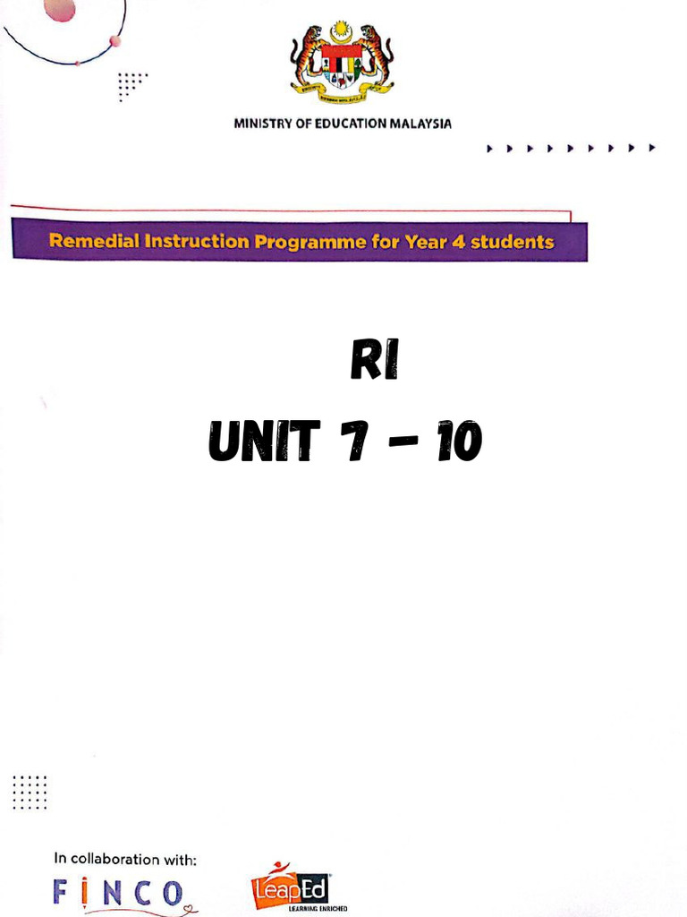 Ri Unit 7 - 10 | PDF