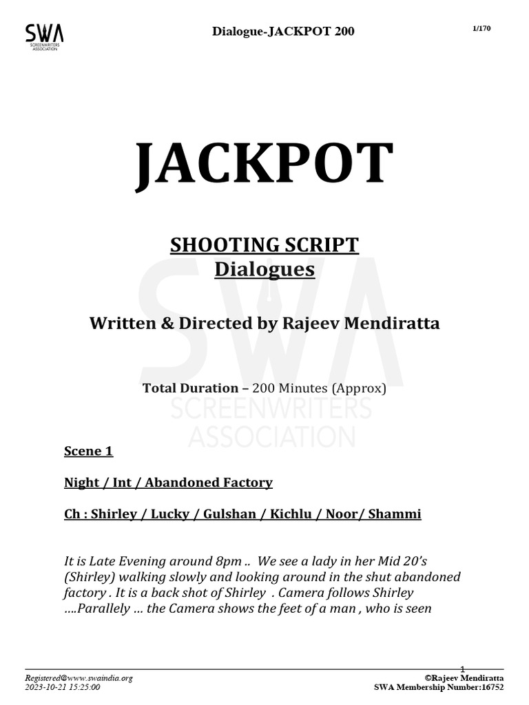 Jackpot 200 Swa | PDF